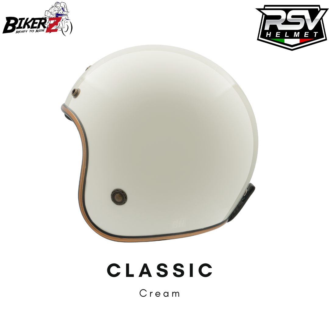 RSV Helmet Classic Cream – BikerZ - Ready to Ride